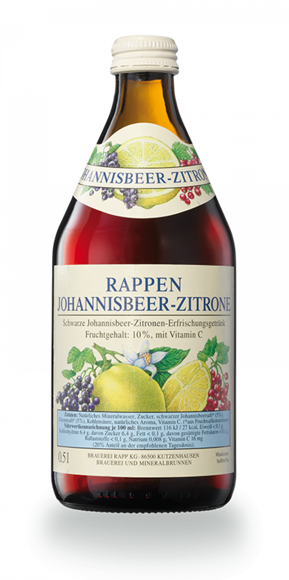 Johannisbeer-Zitrone mit schwarzem Johannisbeer- und Zitronensaft ...